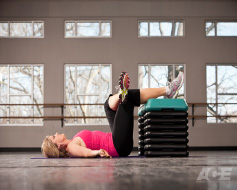 Supine Glute Stretch